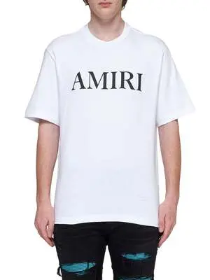 Amiri Logo Cotton T-shirt