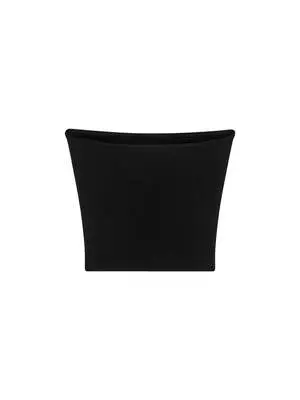 DIESEL® Ribbed Knit Cropped Bandeau Top - Multicolor