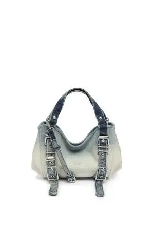 DIESEL® D-one-small Top-handle Bag In Crystal Solarised Denim