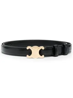 Celine Triomphe Small Leather Belt - Multicolor