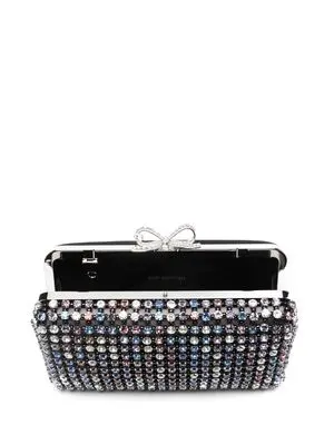 SELF-PORTRAIT Crystal Embellished Clutch