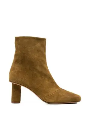 FORTE_FORTE Suede Leather Ankle Boots - Multicolor