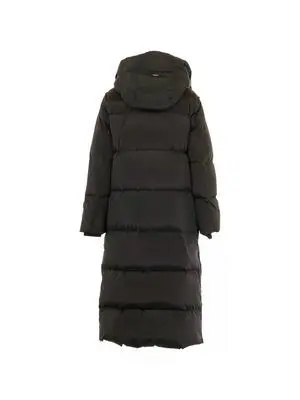 Woolrich Hooded Padded Coat - Black