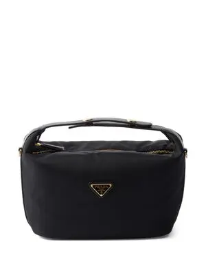 Prada Re-nylon Mini Handbag With Leather Trim - Multicolor