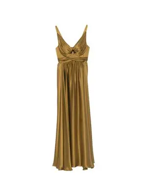 Zimmermann Silk Draped Dress - Multicolor
