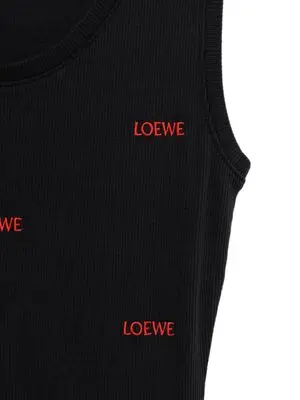 Loewe Logo Cotton Tank Top