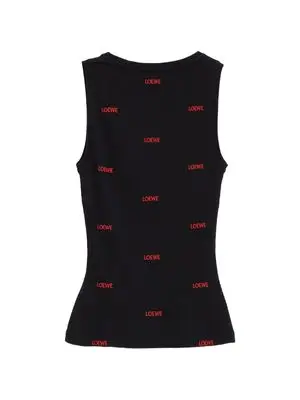Loewe Logo Cotton Tank Top