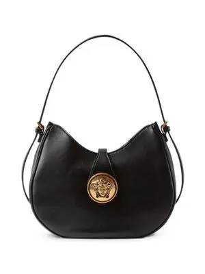 Versace Emblème Leather Hobo Bag - Multicolor