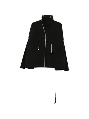 Rick Owens RICK OWENS DRKSHDW Cotton Asymmetric Zip Sweatshirt Multicolor