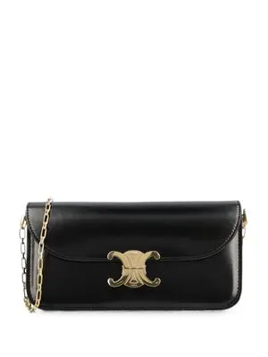 Celine Triomphe Chain Small Leather Shoulder Bag - Multicolor