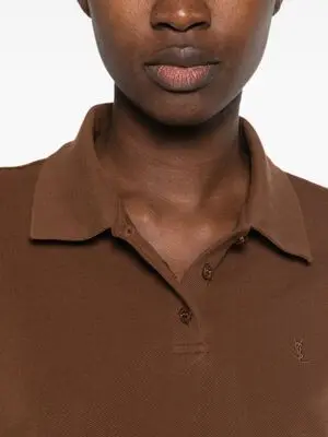 Saint Laurent Cotton Piqué Polo Shirt - Multicolor