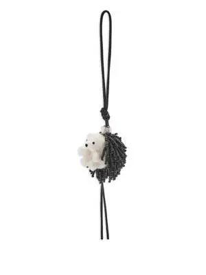 Loewe Hedgehog Felt Charm - Multicolor
