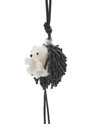 Loewe Hedgehog Felt Charm - Multicolor