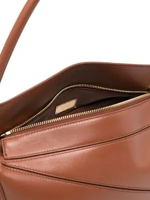 Loewe Puzzle Featherlight Medium Leather Handbag - Multicolor