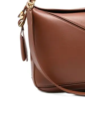 Loewe Puzzle Featherlight Medium Leather Handbag - Multicolor