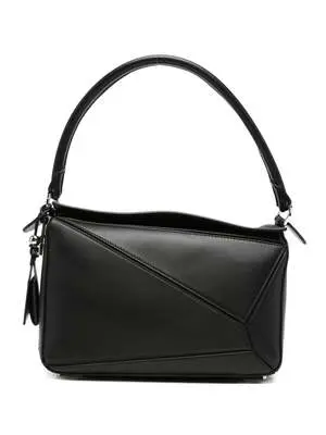 Loewe Puzzle Featherlight Medium Leather Handbag - Multicolor