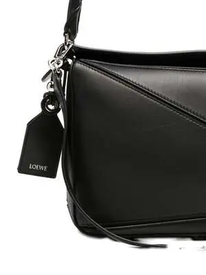 Loewe Puzzle Featherlight Medium Leather Handbag - Multicolor