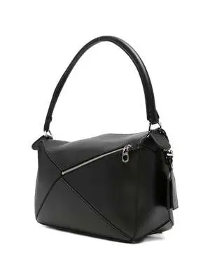 Loewe Puzzle Featherlight Medium Leather Handbag - Multicolor
