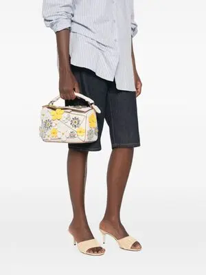 Loewe Small Puzzle Daisy Leather Handbag