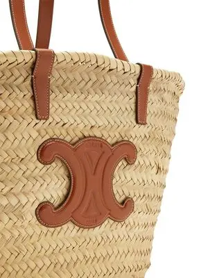 Celine Panier Medium Rafia Tote