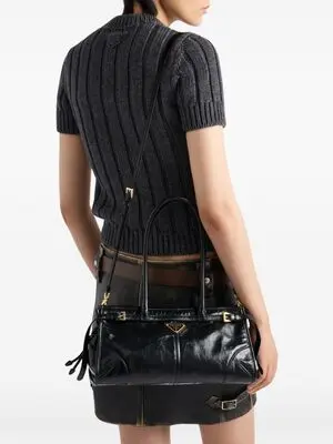 Prada Bonnie Leather Handbag