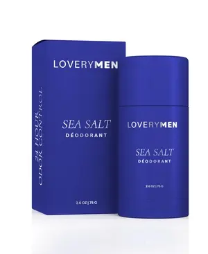 LOVERY Sea Salt Aluminum Free Deodorant Stick - Blue
