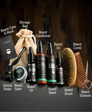 LOVERY Beard Grooming And Growth Kit