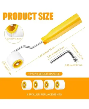 XDOVET Minit Roller Touch Up Trim Edge Corner Brush Tool Window Frame