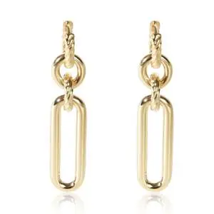 David Yurman Yellow Gold Lexington Earrings