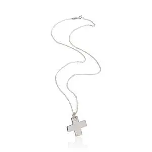 Tiffany & Co. Sterling Silver 1837 Cross Pendant
