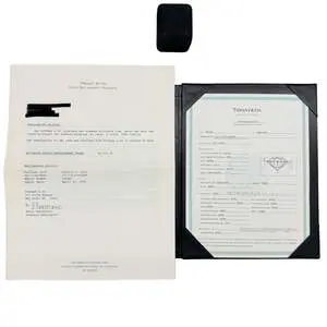 Tiffany & Co. 0.21 Ct Round Brilliant Diamond Solitaire Engagement Ring