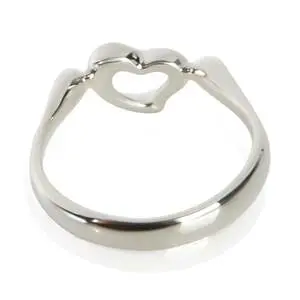 Tiffany & Co. Sterling Silver Elsa Peretti Open Heart Ring