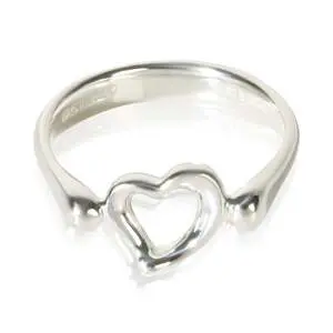 Tiffany & Co. Sterling Silver Elsa Peretti Open Heart Ring - Sterling_silver