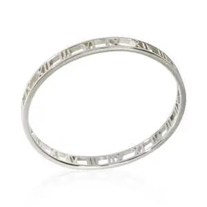Tiffany & Co. Sterling Silver Atlas Open Bangle Bracelet