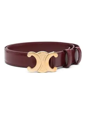 Celine Triomphe Medium Leather Belt - Multicolor