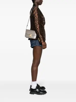 Celine Triomphe Leather Shoulder Bag - Multicolor