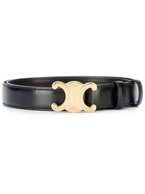 Celine Triomphe Medium Leather Belt - Multicolor