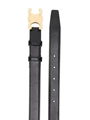 Celine Triomphe Medium Leather Belt