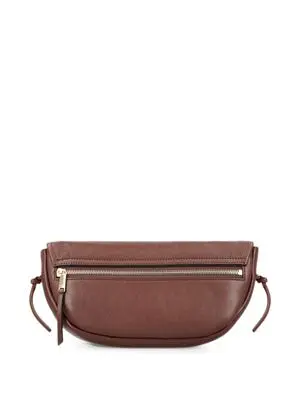 Celine Triomphe Halfmoon Small Leather Shoulder Bag