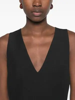 Fendi Wool And Silk Blend Midi Dress