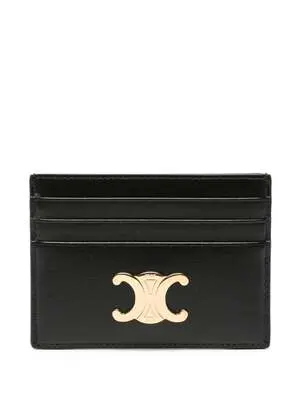 Celine Triomphe Leather Card Case - Multicolor