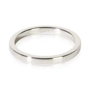 Tiffany & Co. 2mm Flat Band Ring - Platinum
