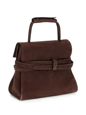 Moschino Tie Me Leather Handbag