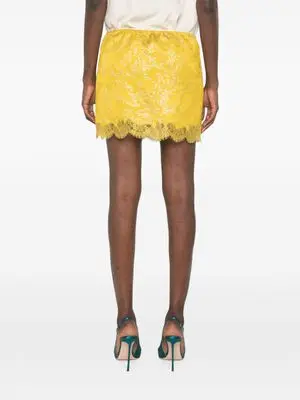 Saint Laurent Laced Mini Skirt