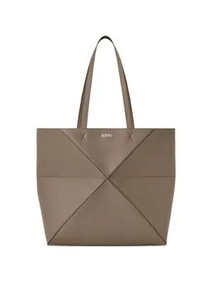 Loewe Puzzle Fold Medium Leather Tote - Multicolor