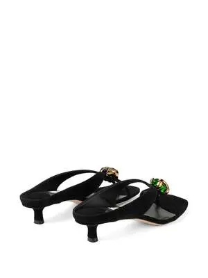 JIMMY CHOO Emeri Suede Leather Sandals