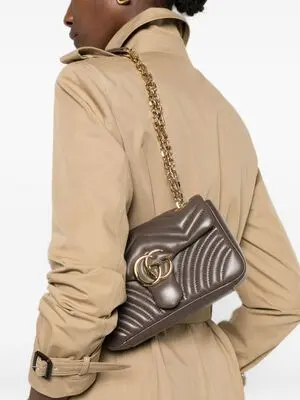 Gucci Gg Marmont Small Leather Shoulder Bag