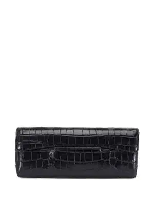 TOTEME Crocodile-embossed Leather Clutch - Multicolor