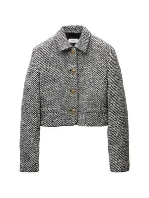 Versace Bouclé Wool Jacket - Multicolor