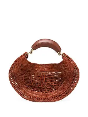 Chloé Summer Banana Rafia Hobo Bag - Multicolor